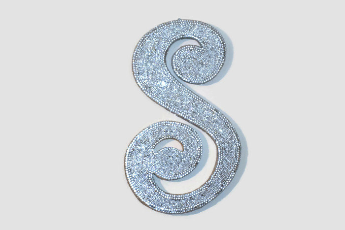 12" To 24" Rhinestone Decorative Wall Letters, Nursery Decor, Baby ...